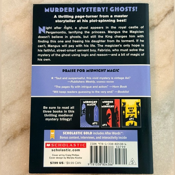 Scholastic | Other | Scholastic Midnight Magic Book With Black And Blue ...